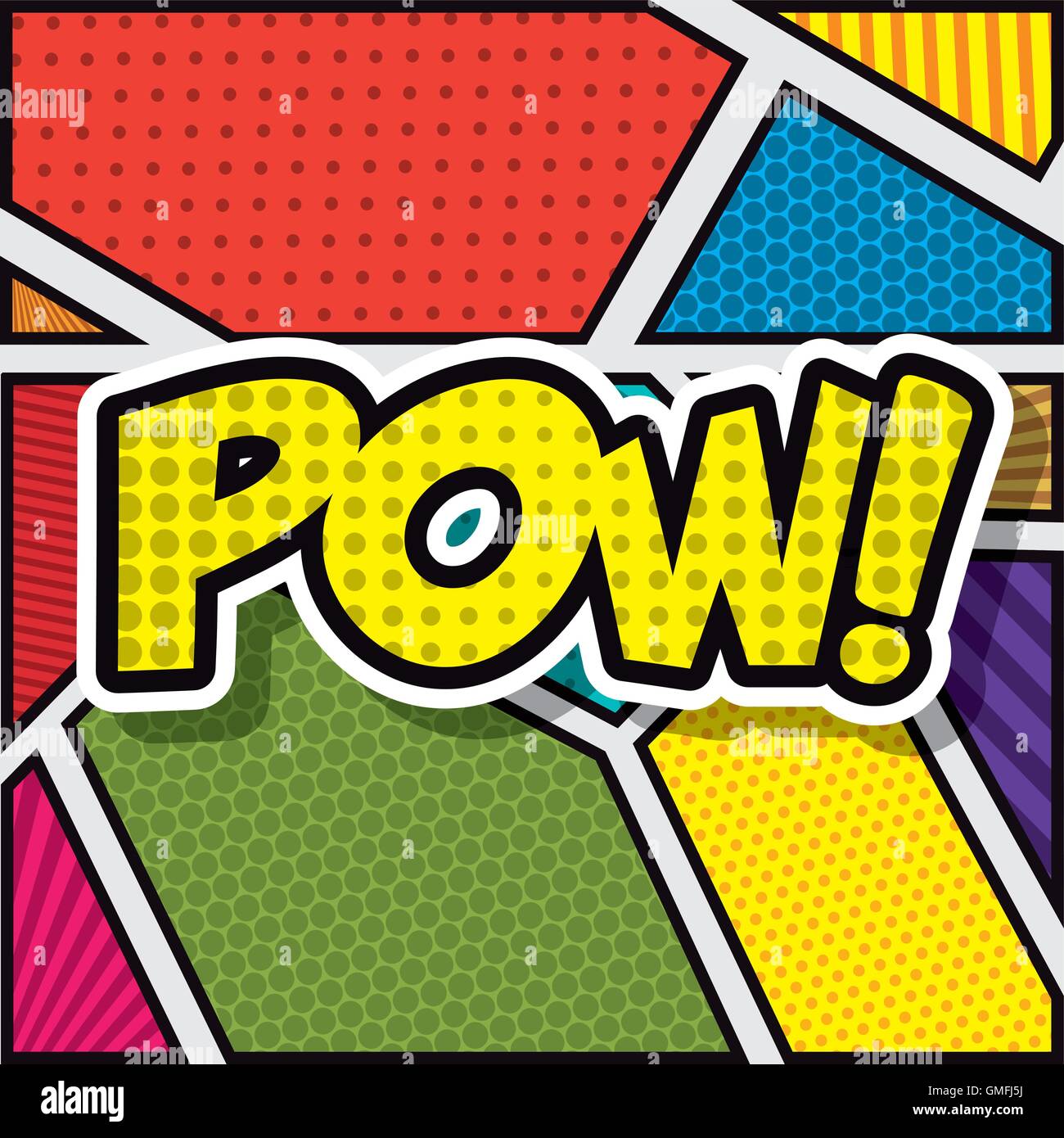 pop art background style poster Stock Vector Image & Art - Alamy