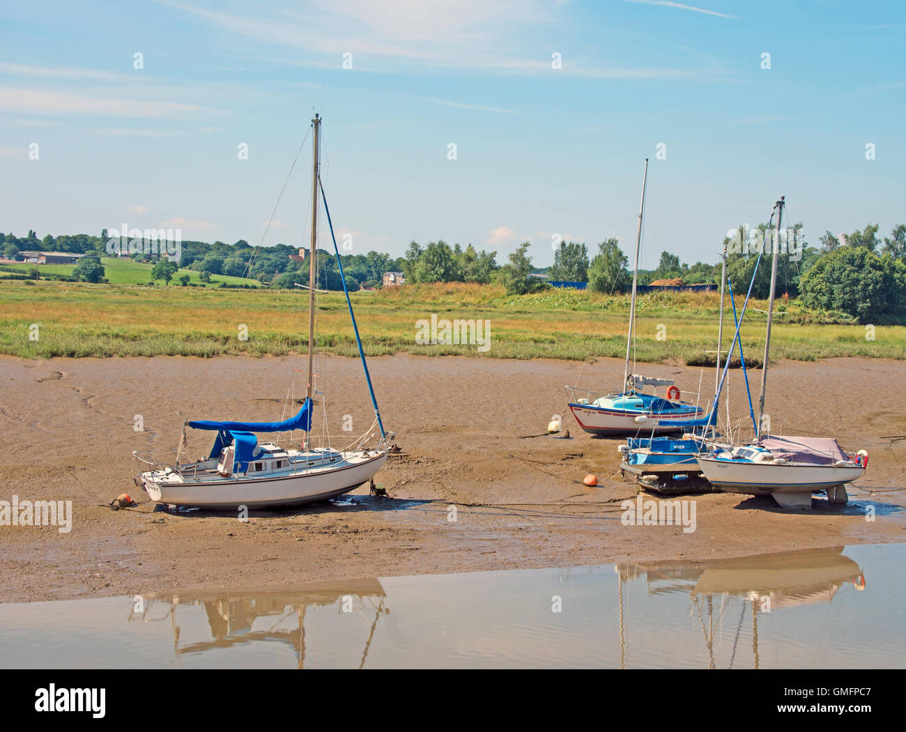 Rowhedge, Wivenhoe, Essex, England, River Colne Stock Photo - Alamy