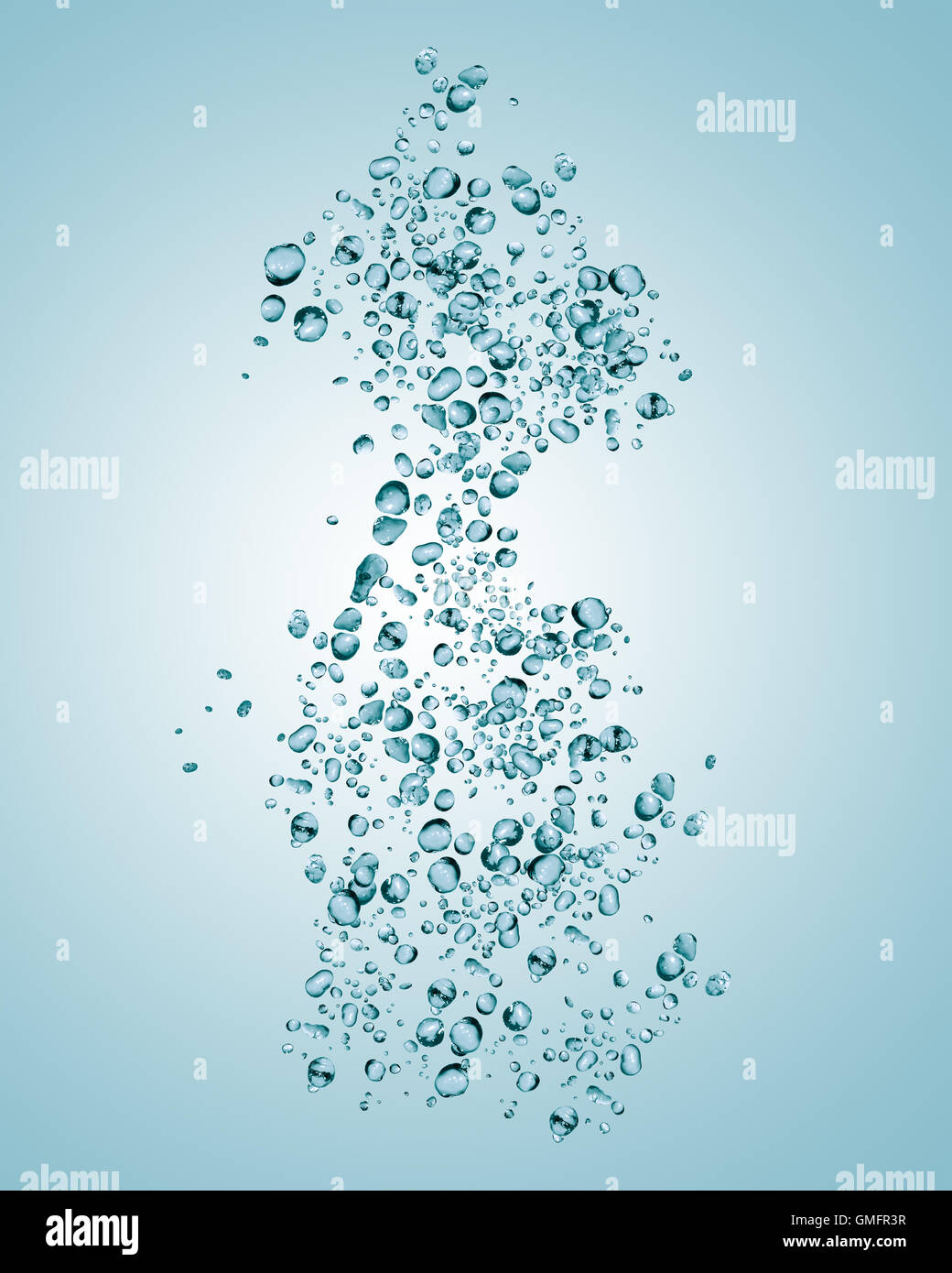 Underwater concept. Abstract water drops background Stock Photo - Alamy