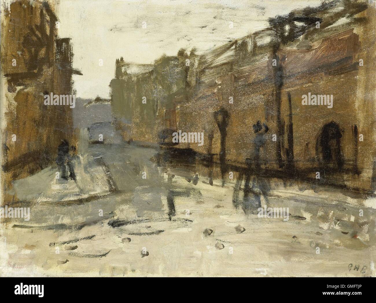 De Baan in Rotterdam, by George Hendrik Breitner, c. 1880-1923, Dutch ...