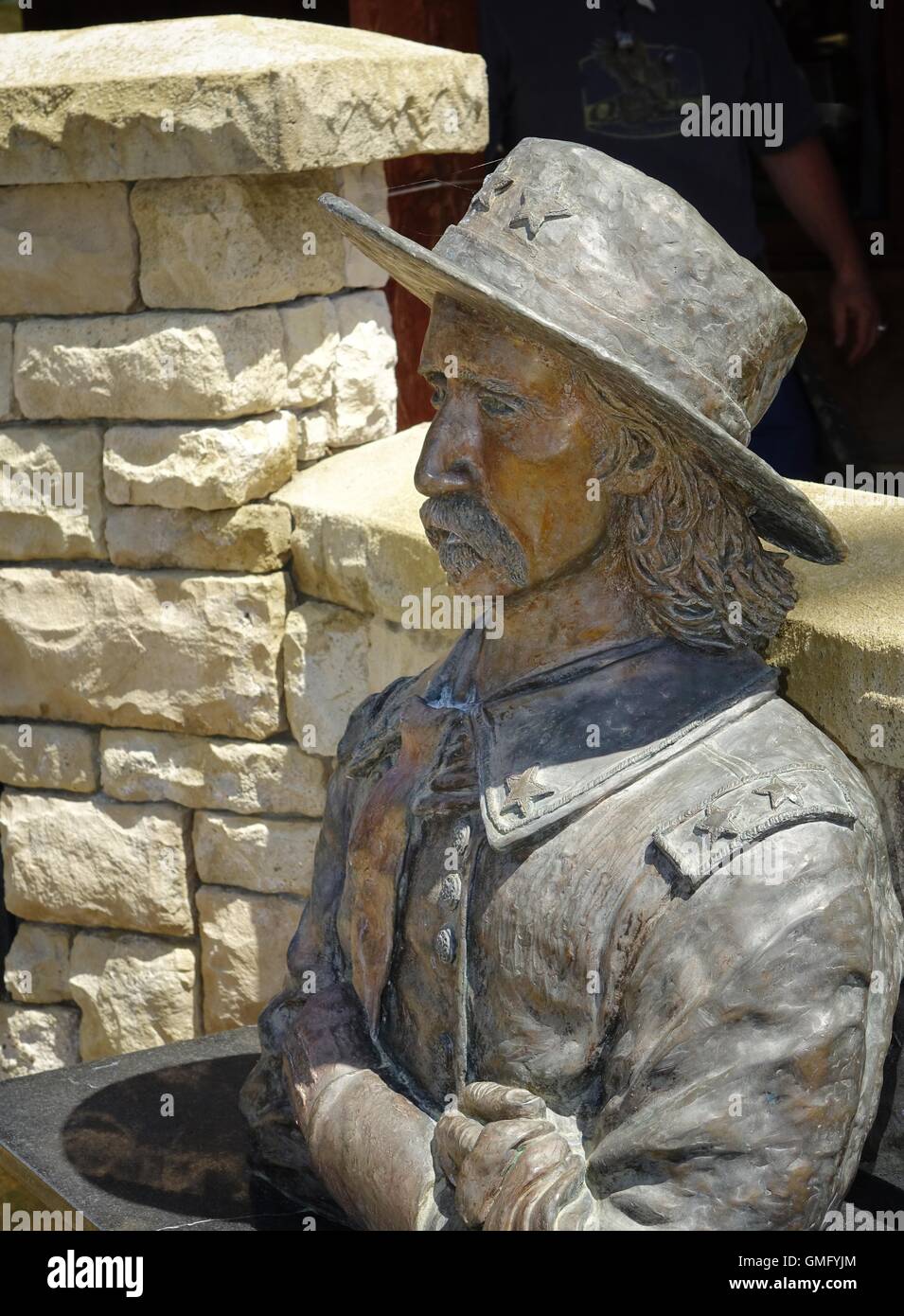 Sculpture of Lt. Col. George A. Custer, Custer Battlefield Museum ...