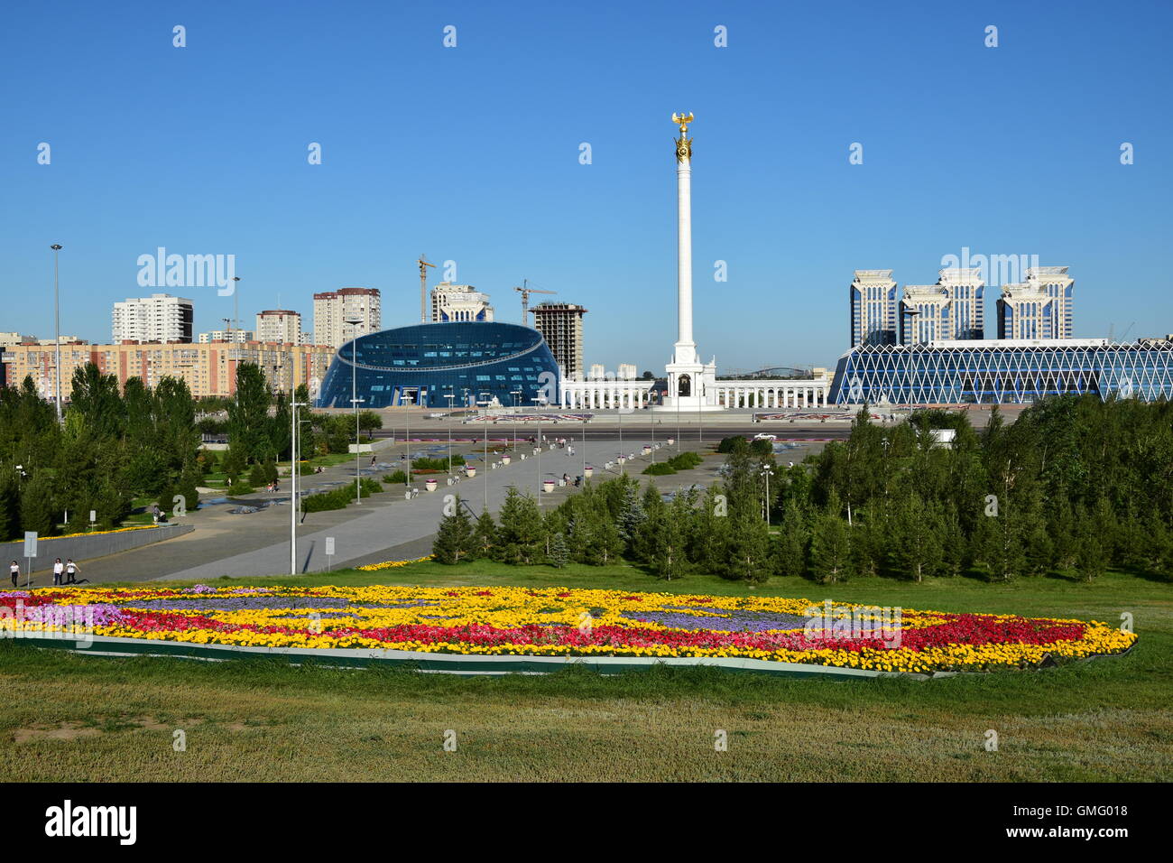 Independence Square in Astana, Kazakhstan Stock Photo - Alamy