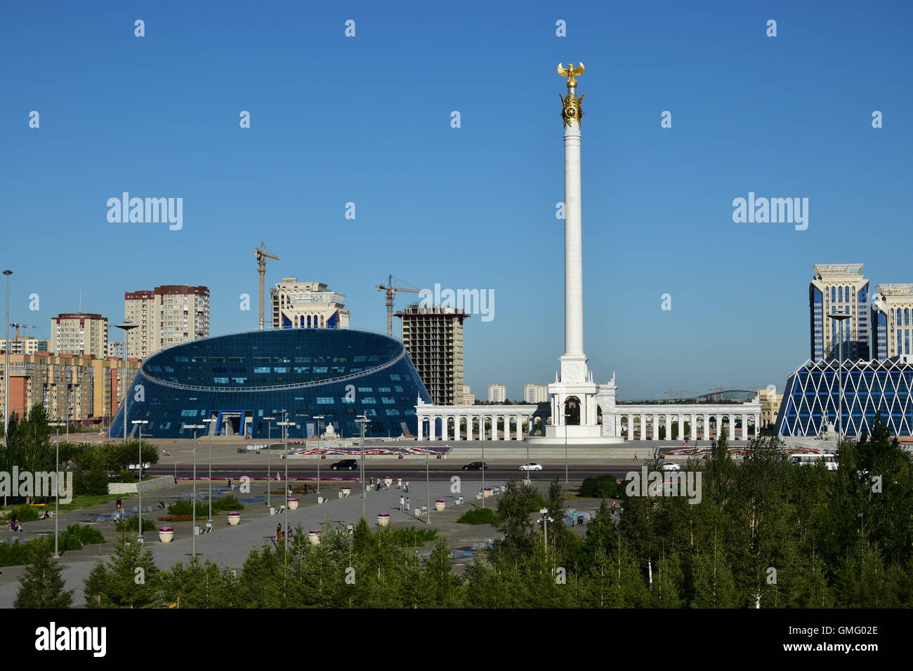Independence Square in Astana, Kazakhstan Stock Photo - Alamy