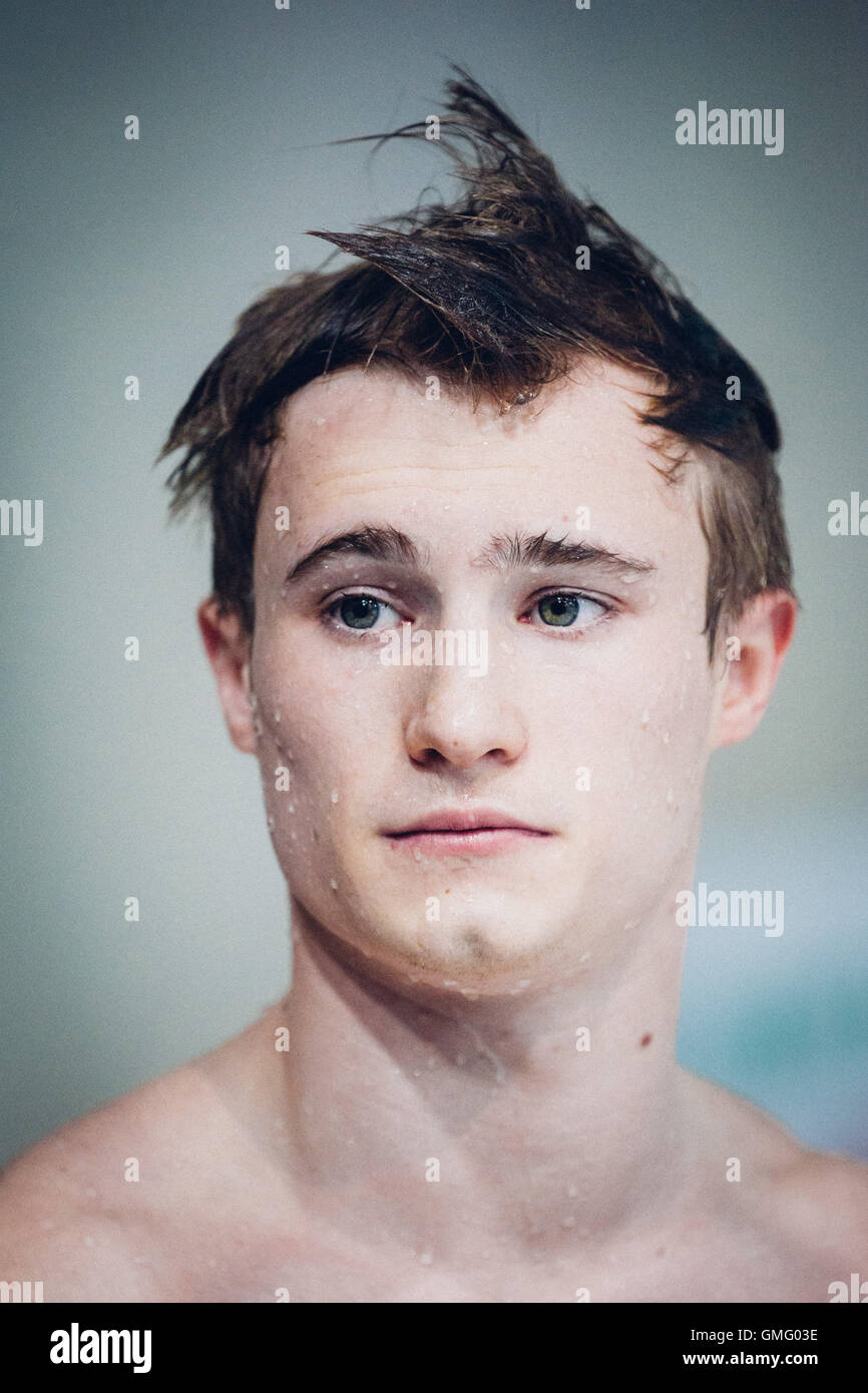 Jack Laugher of Great Britain during the FINA/NVC Diving World Series ...