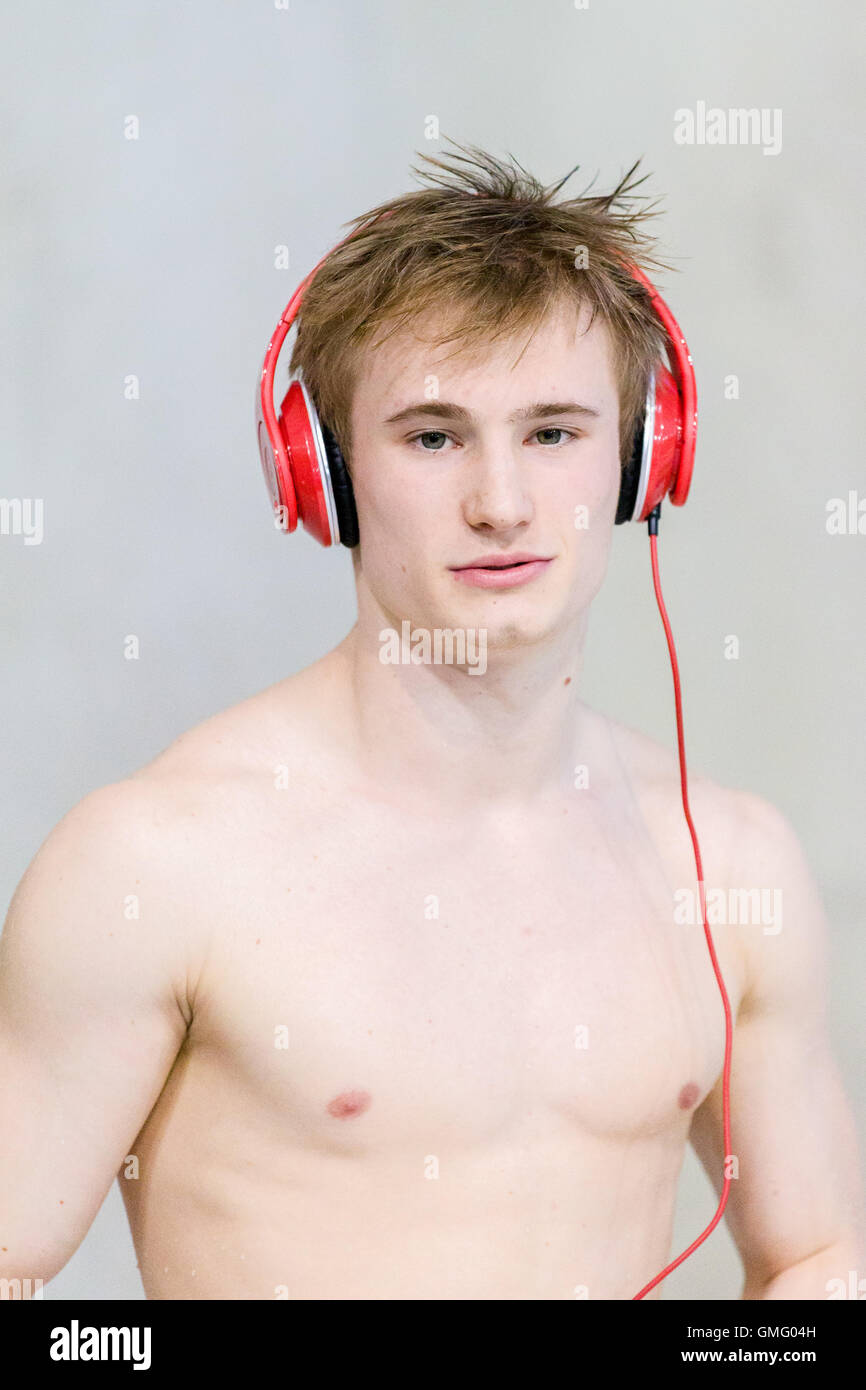 Jack Laugher of Great Britain during the FINA/NVC Diving World Series ...