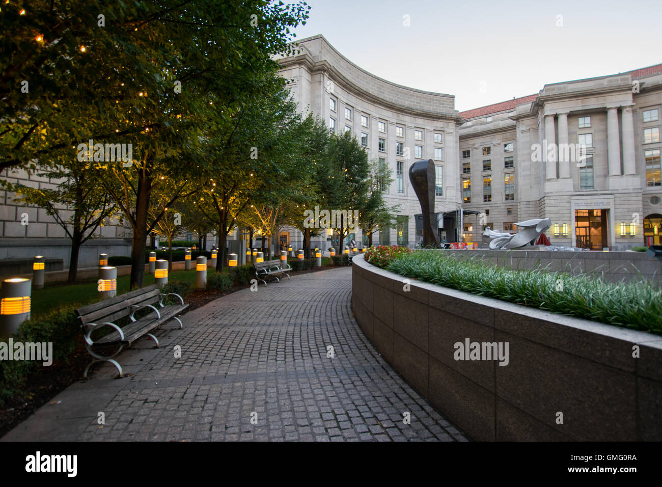 Ronald reagan building international trade center hi-res stock ...