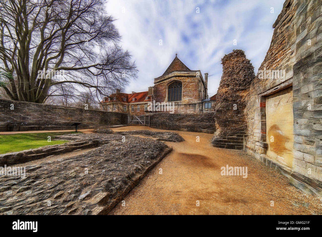 Wolvesey Castle in Winchester, Hampshire Stock Photo - Alamy