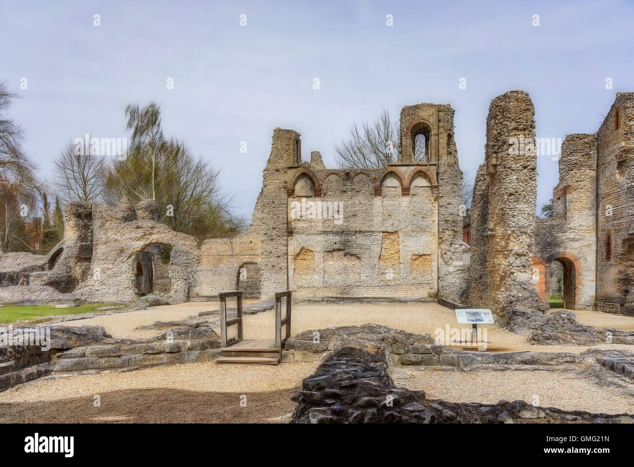 Wolvesey castle old bishops castle palace hi-res stock photography and ...