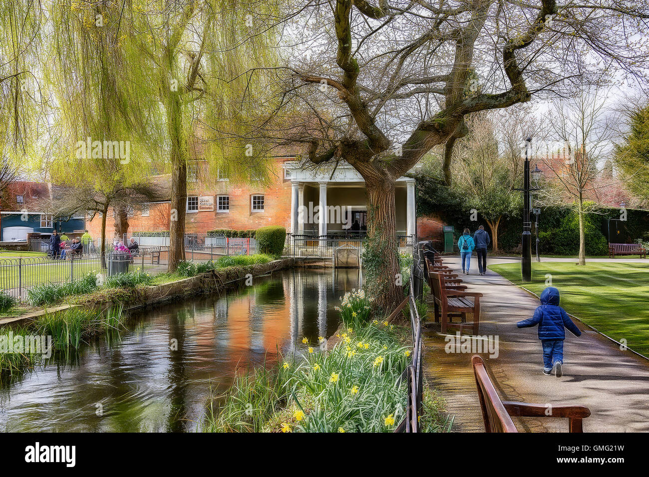 Winchester City scenes Stock Photo - Alamy