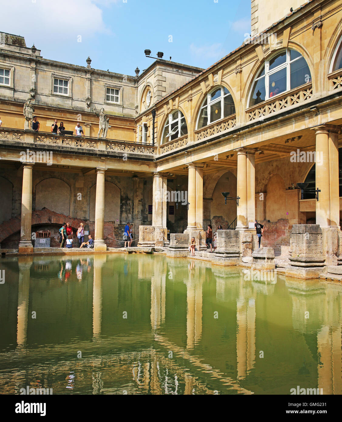 The Roman Baths, Bath, Somerset, England, UK Stock Photo - Alamy