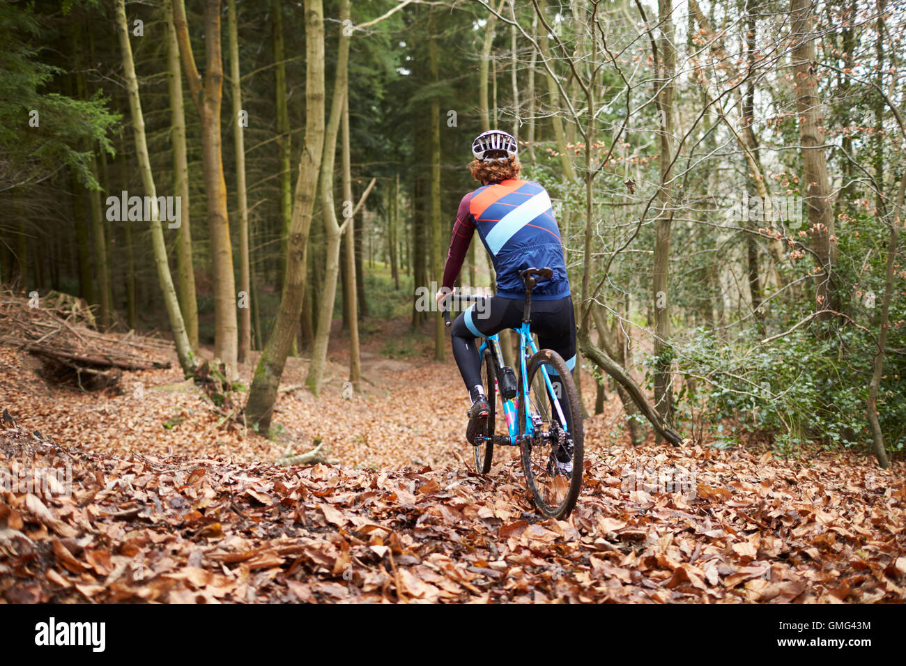 Back view of cyclist hi-res stock photography and images - Alamy
