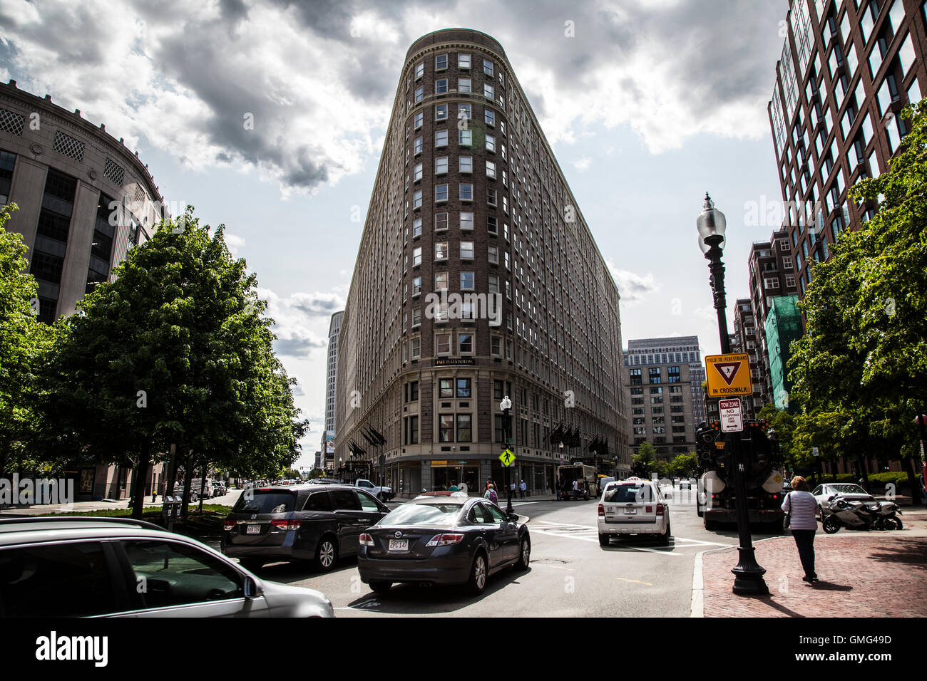 Park Plaza Building view, Boston Stock Photo - Alamy