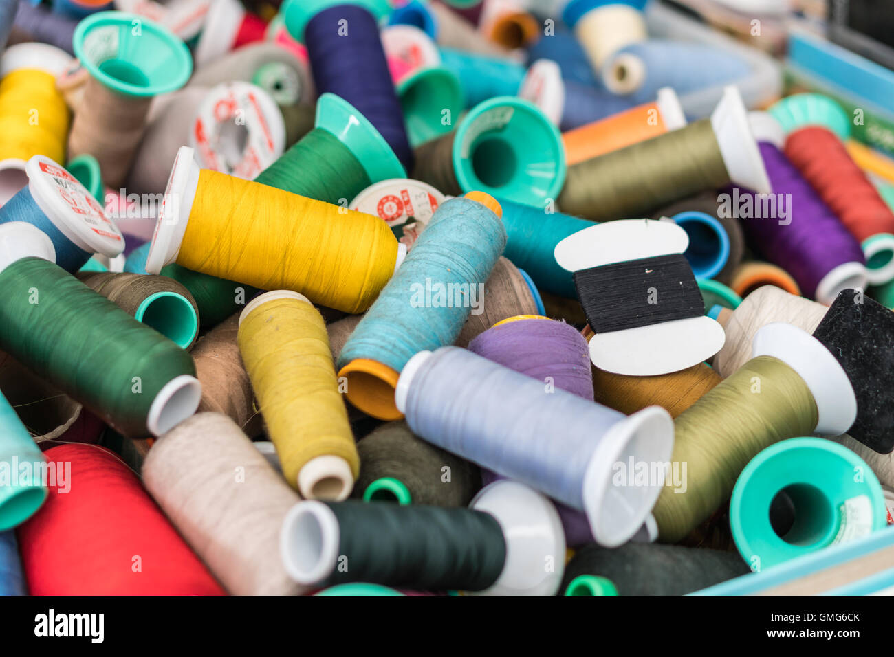 colorful of threads backgrounds Stock Photo - Alamy