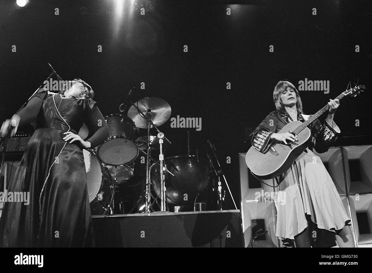HEART performing live in Los Angeles, CA on September 27, 1977. Photo ...