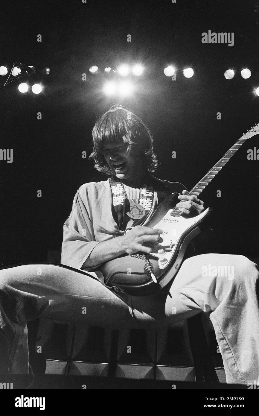 HEART performing live in Los Angeles, CA on September 27, 1977. Photo ...