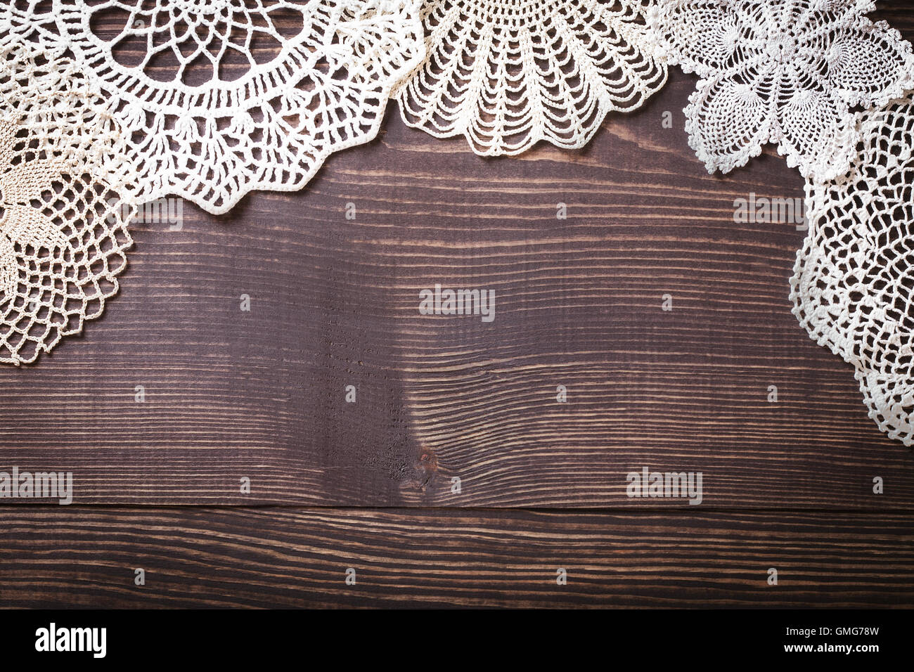 Vintage White Lace Background