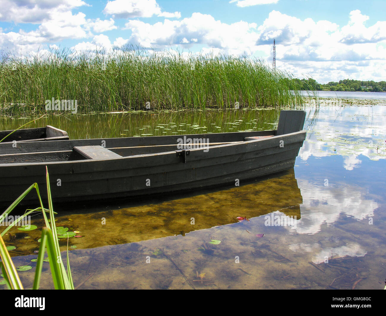 Fishing dock shadow hi-res stock photography and images - Alamy