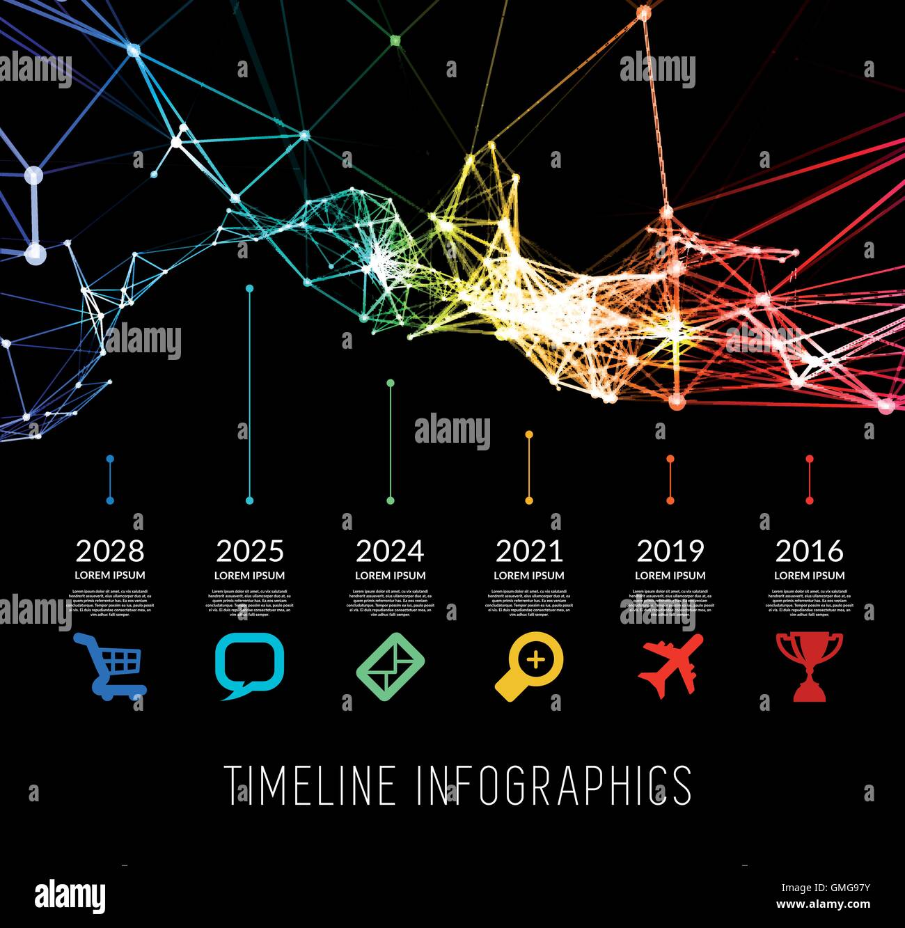 Evolution of the web timeline hi-res stock photography and images - Alamy