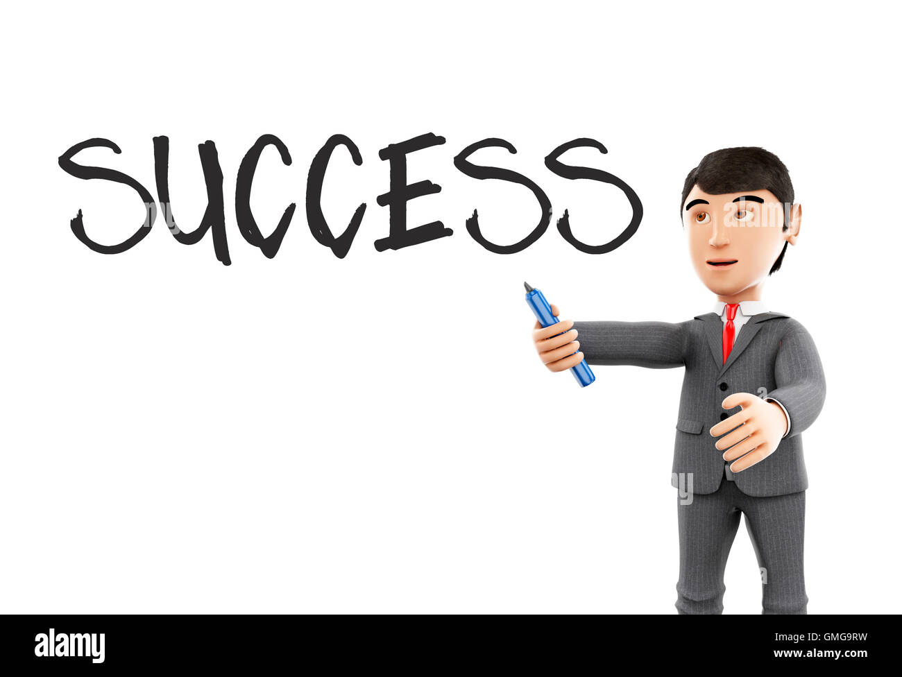 Success concept successful 3d text word business 3d hi-res stock ...