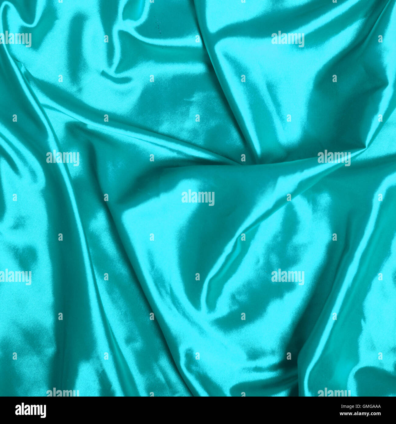 Smooth elegant turquoise silk background Stock Photo - Alamy