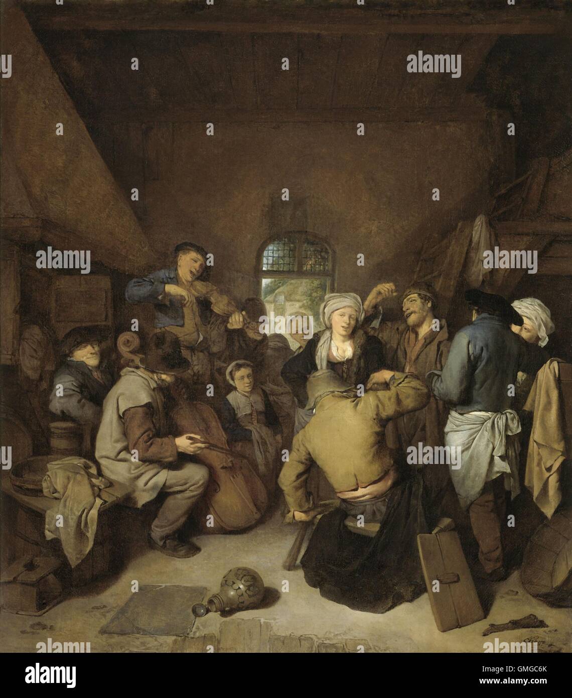 Peasants making music dancing hi-res stock photography and images - Alamy