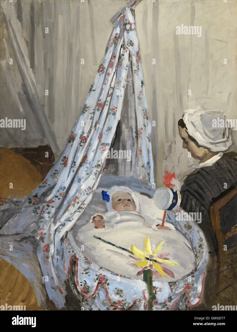 The Cradle-Camille with the Artist's Son Jean, by Claude Monet, 1867 ...