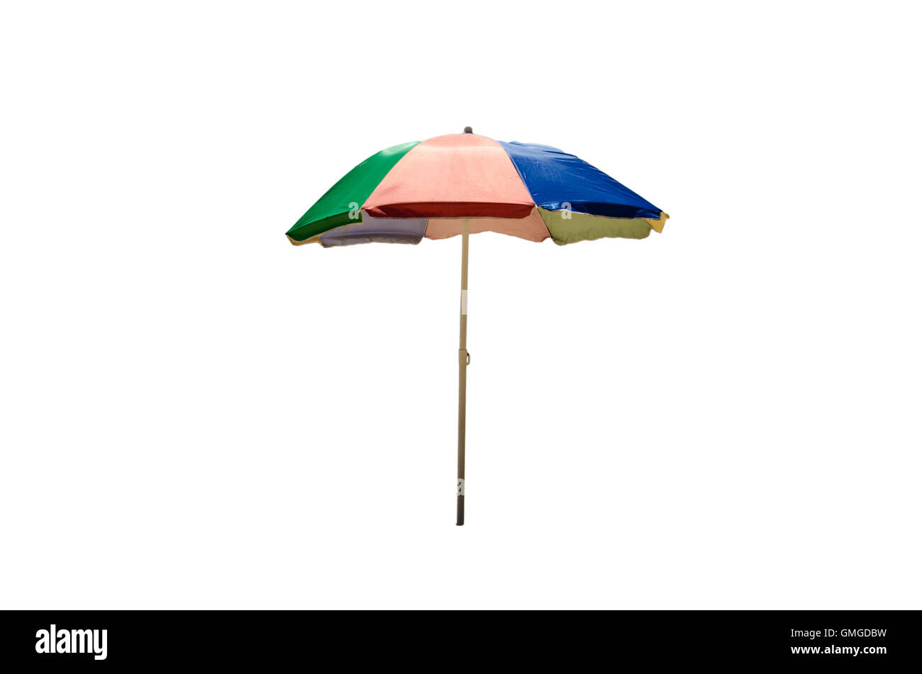 Beach umbrella Cut Out Stock Images & Pictures - Alamy