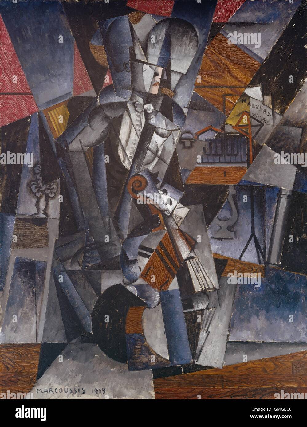 The Musician, by Louis Casimir Ladislas Marcoussis, 1914, French ...