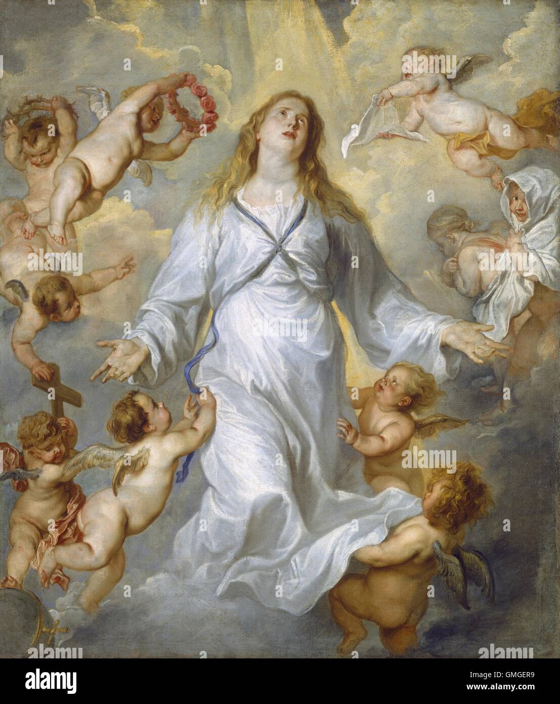 The Virgin as Intercessor, by Anthony van Dyck, 1628-29, Flemish ...