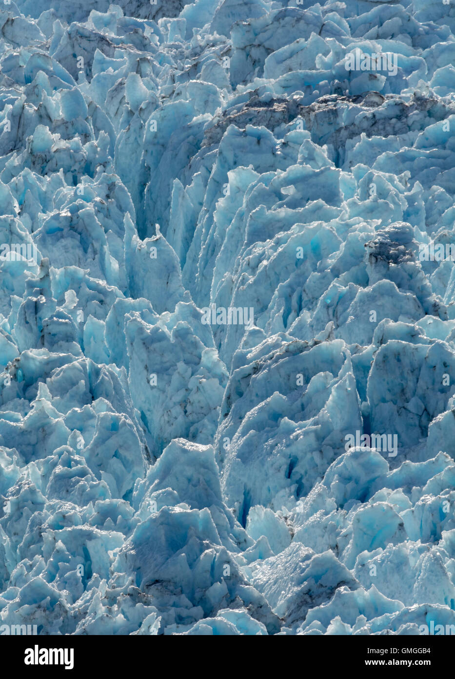 Between the action of the glacier and the heat of the sun the surface ...