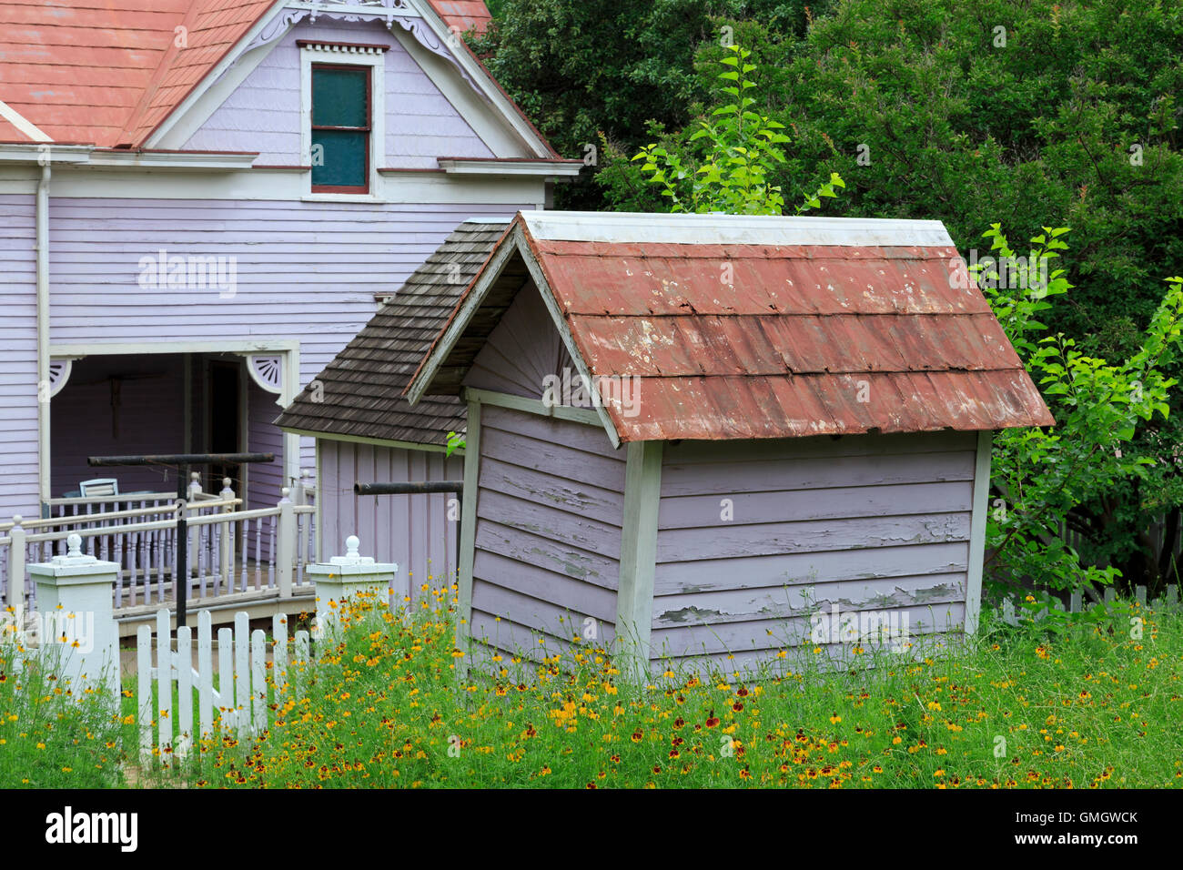 Blum House, Heritage Park, Dallas, Texas, USA Stock Photo - Alamy