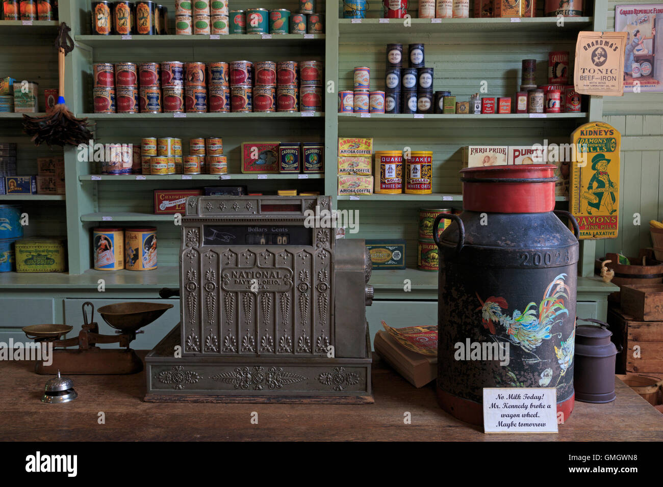 General Store, Heritage Park, Dallas, Texas, USA Stock Photo - Alamy