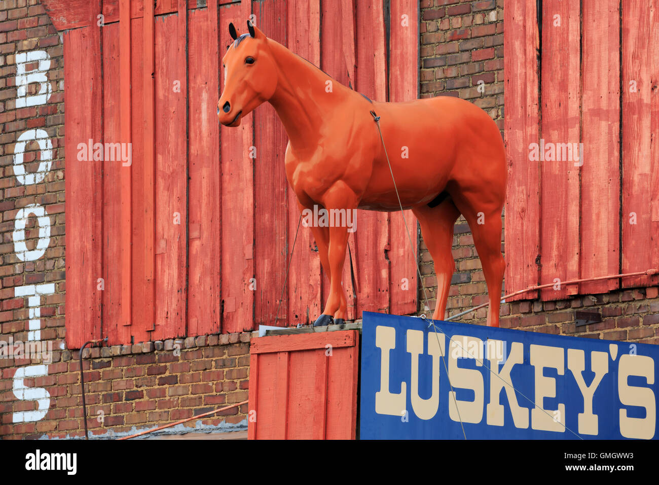 Western store, Stockyards District, Fort Worth, Texas, USA Stock Photo ...