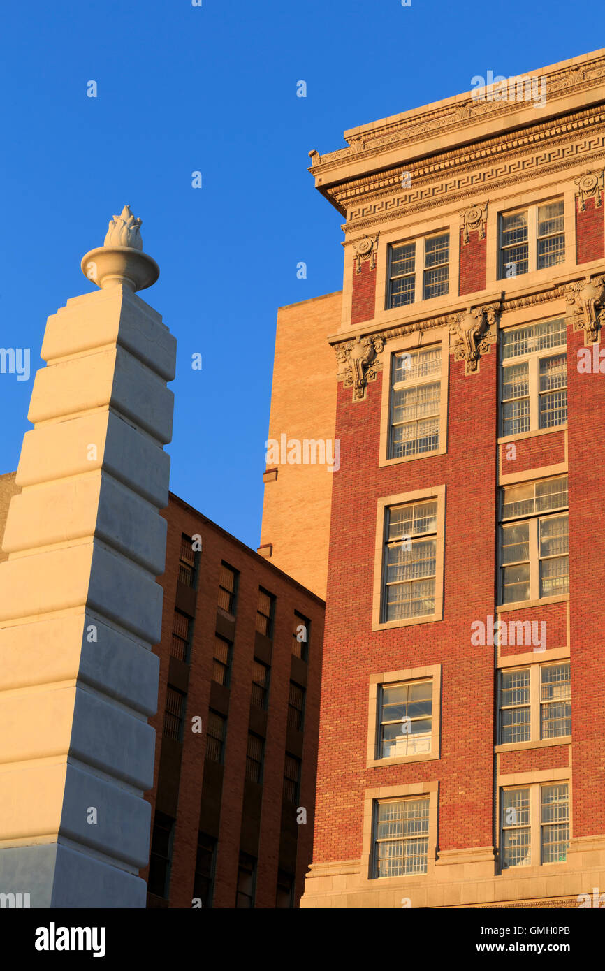 Criminal Courts Building, Dealey Plaza, Dallas, Texas, USA Stock Photo ...