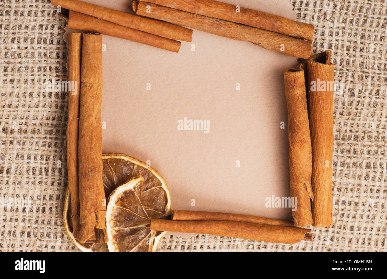 old paper for recipes and spices Stock Photo - Alamy