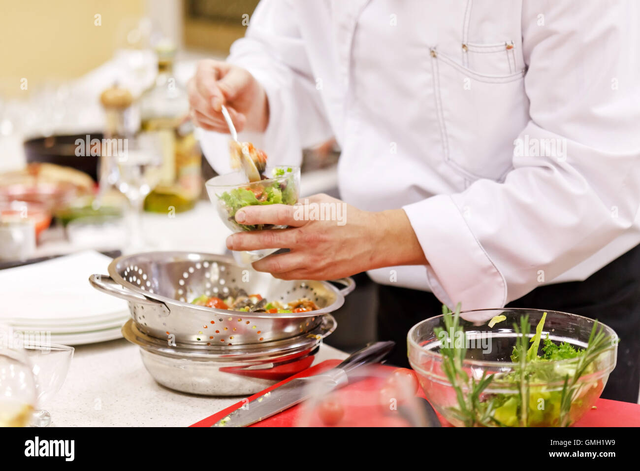 chef at work Stock Photo - Alamy
