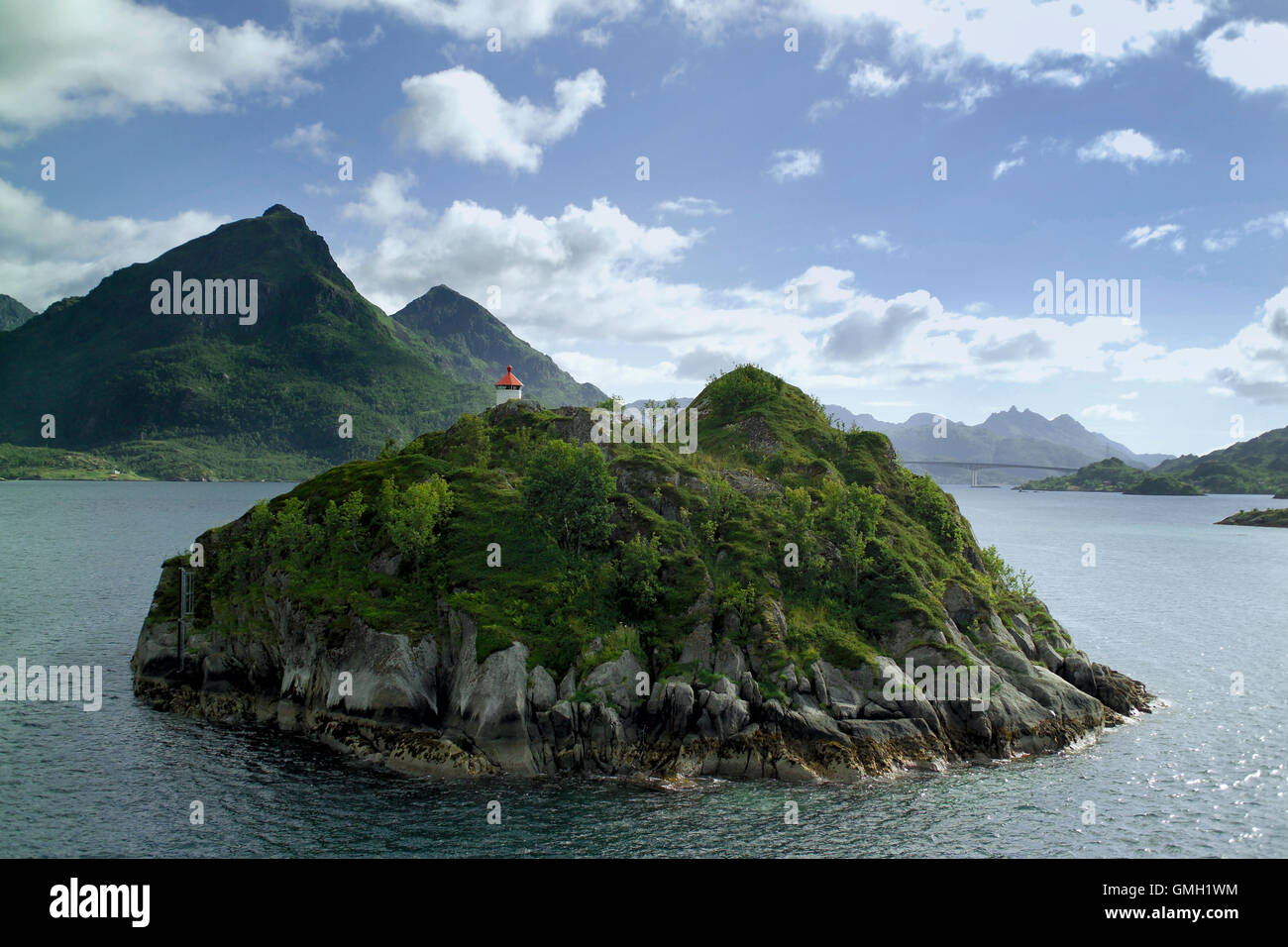 island on sae Vester∩┐╜len Stock Photo - Alamy