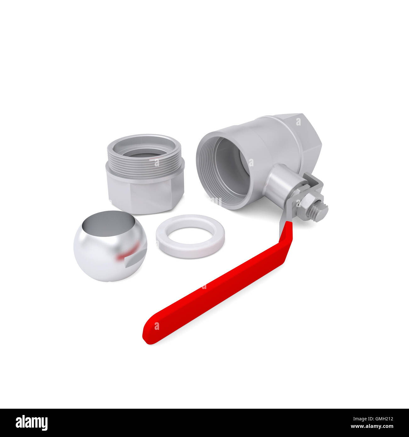 Details of ball valve Stock Photo - Alamy