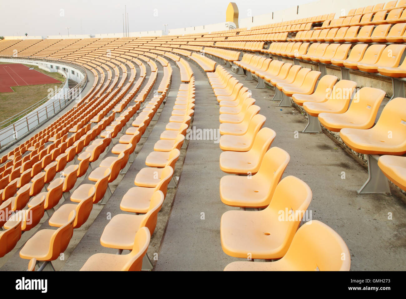 seats at sports stadium Stock Photo - Alamy