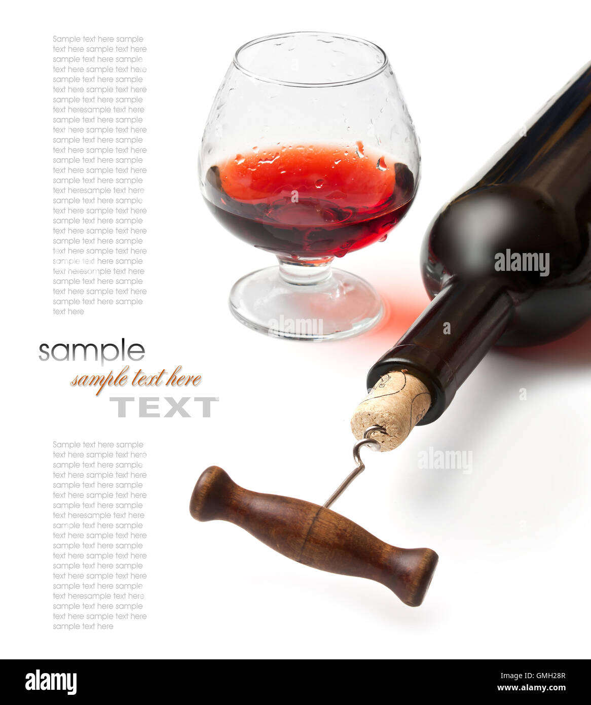 bottle of wine Stock Photo - Alamy