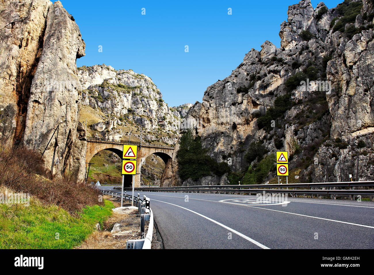 Highway in the Pyrenees Stock Photo - Alamy