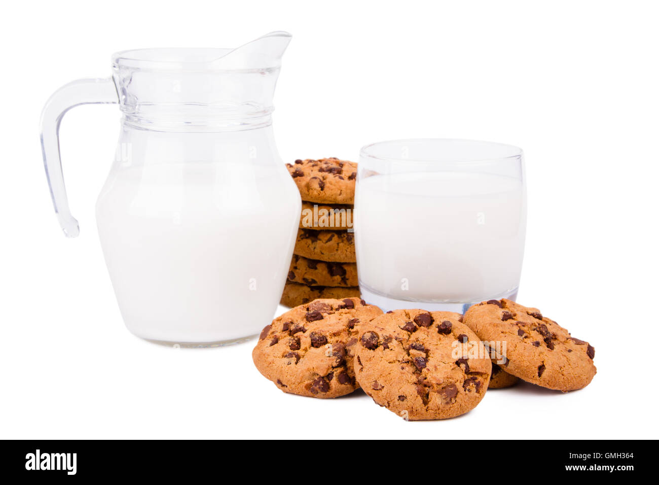 Cookies and milk Stock Photo - Alamy