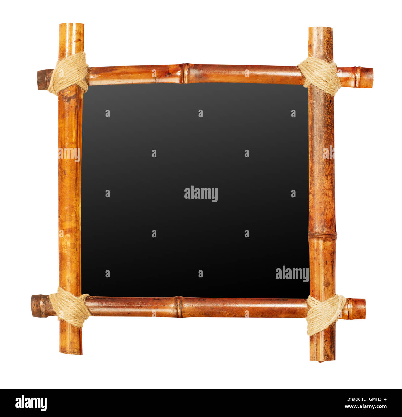 Wooden bamboo sign board Cut Out Stock Images & Pictures - Alamy