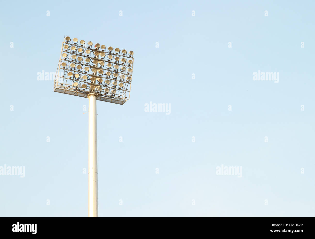 Spot light tower Stock Photo - Alamy