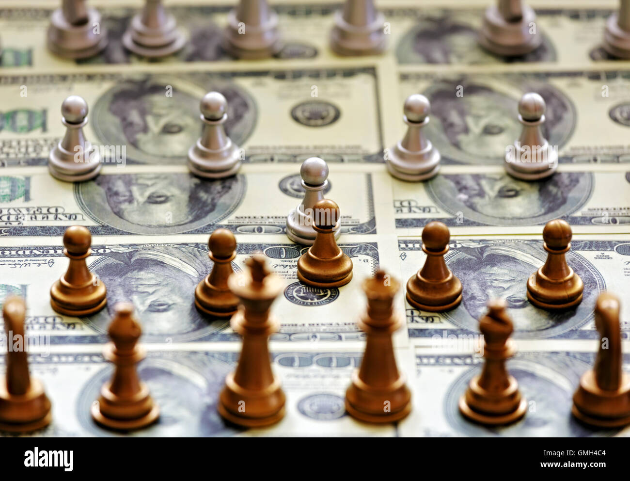 Money and chess hi-res stock photography and images - Alamy