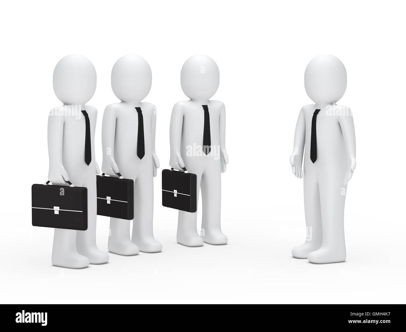 Businessman hand show 3d Cut Out Stock Images & Pictures - Alamy