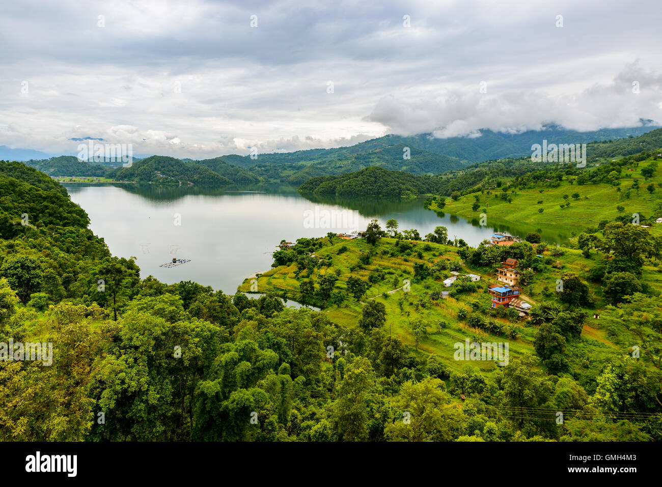 Begnas Lake in the Pokhara valley, Nepal Stock Photo - Alamy
