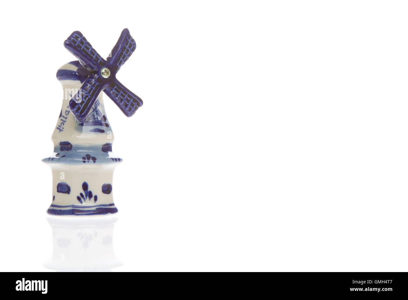 Dutch windmill in blue Stock Photo - Alamy