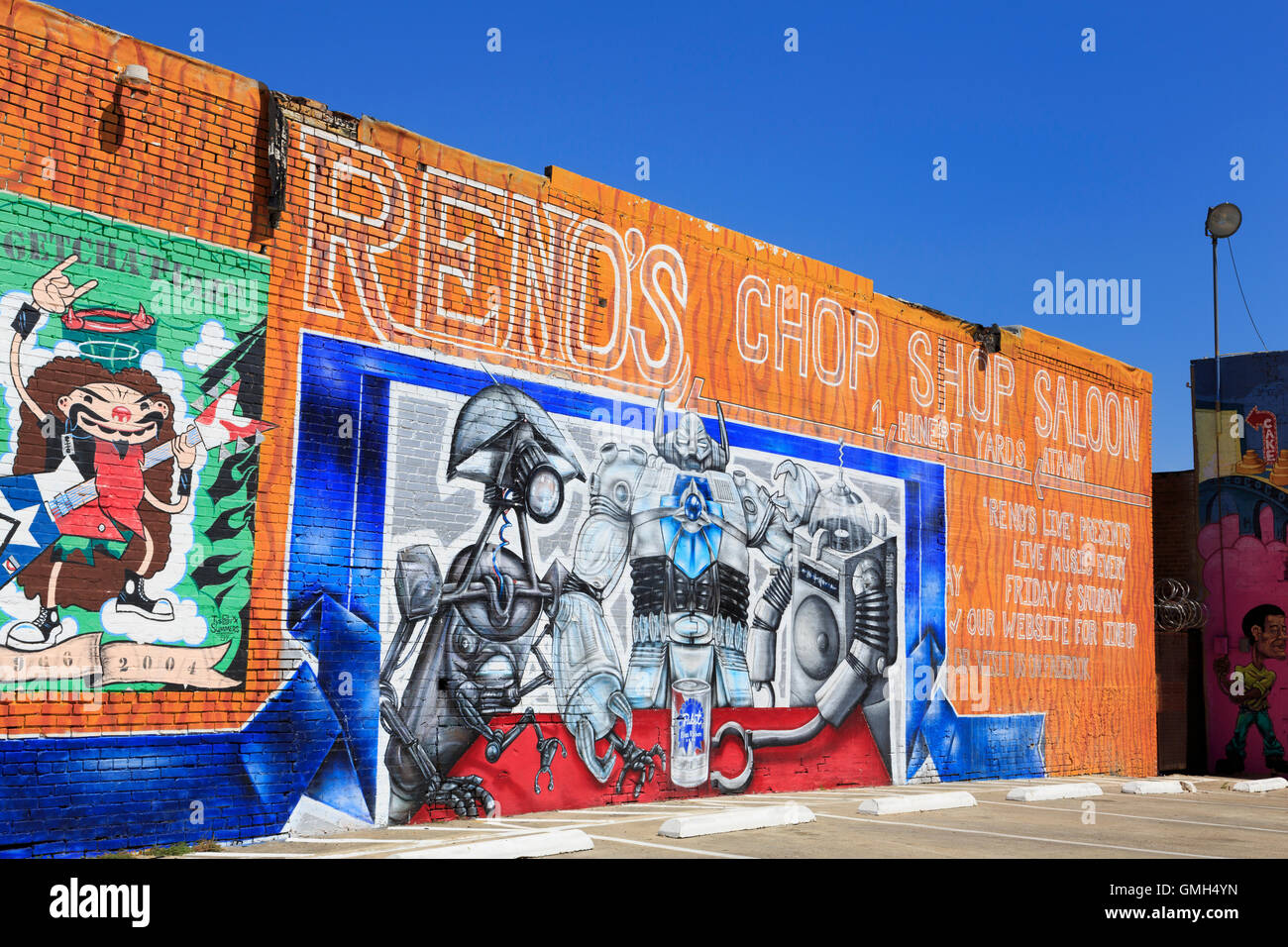 Mural, Deep Ellum District, Dallas, Texas, USA Stock Photo - Alamy