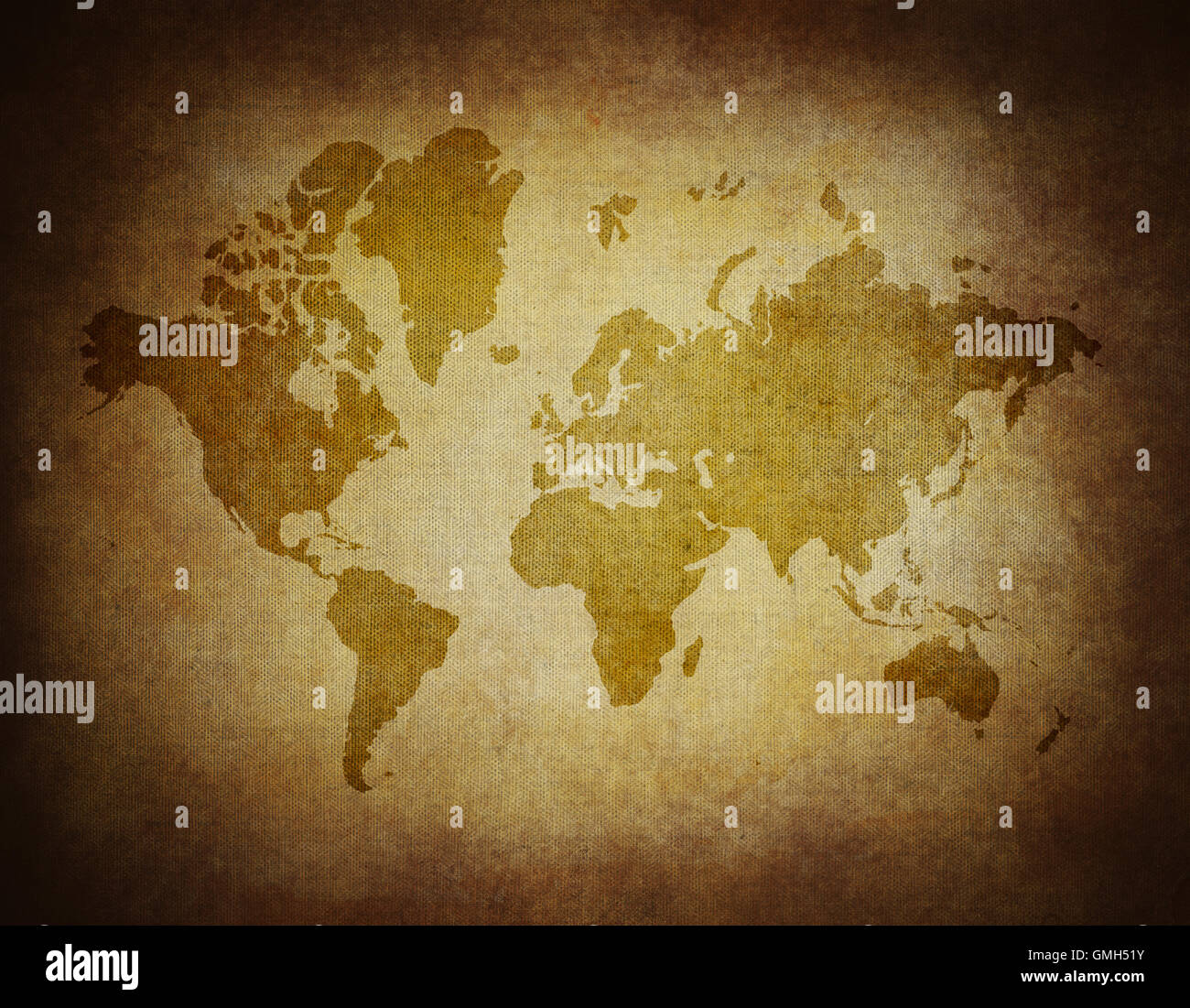 Map world on paper background Style Grunge Stock Photo - Alamy